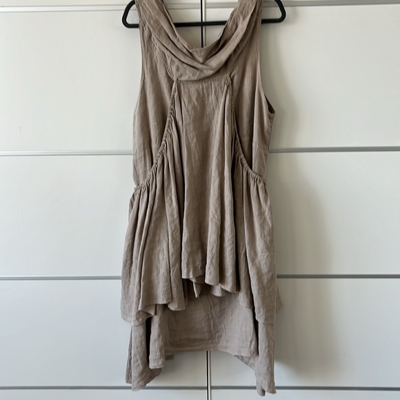 Dresses | Nwot Unique Linen Dress | Poshmark